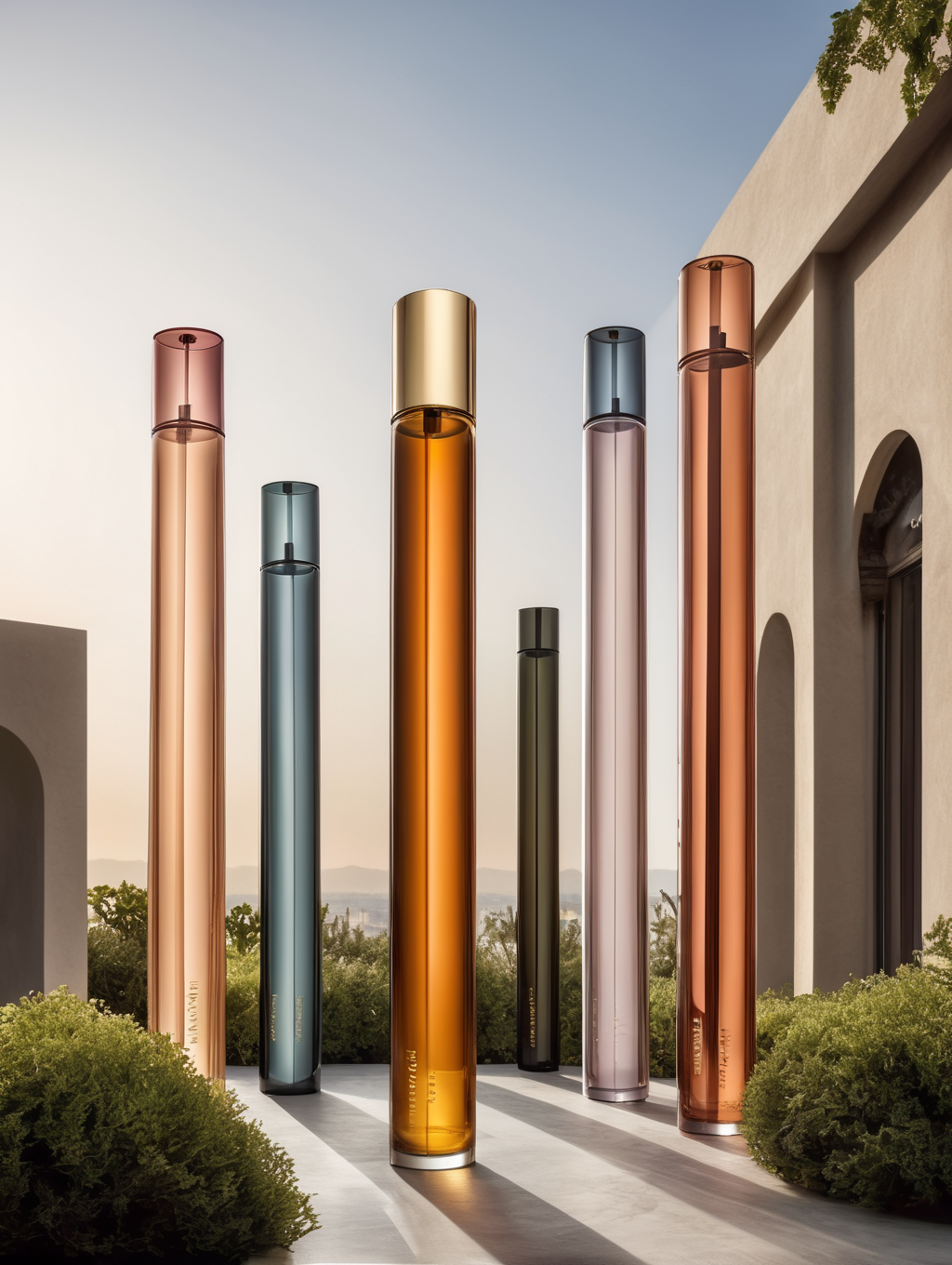 Premium Free ai Images | tall perfume slender inspired by the ...