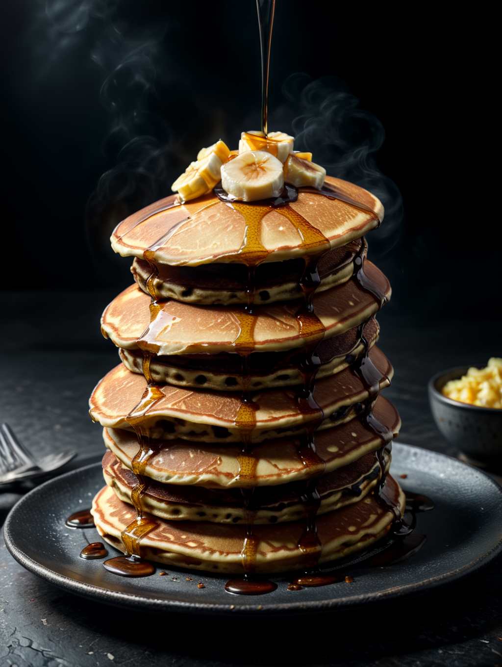 Premium Free ai Images | stack of pancakes on the cover of vogue