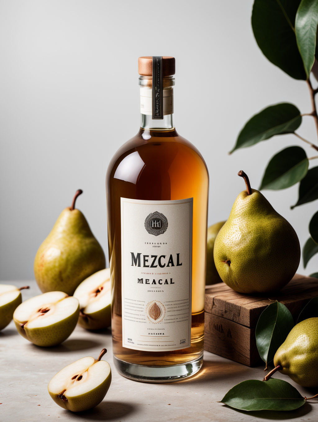 Premium Free ai Images | packaging and branding for mezcal brand as if ...