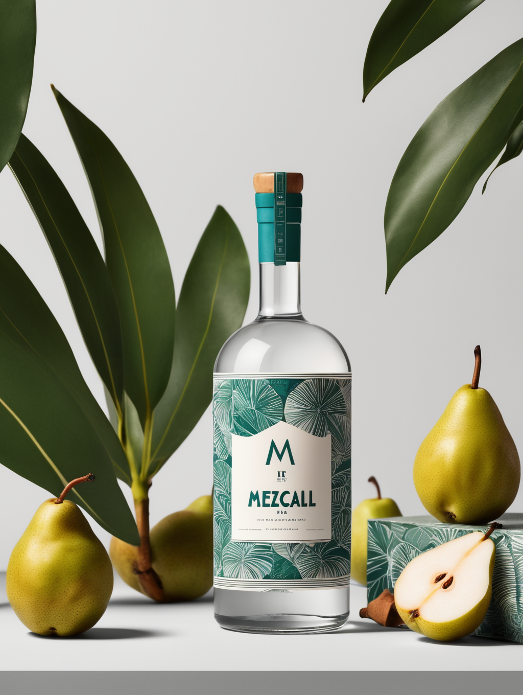 Premium Free ai Images | packaging and branding for mezcal brand as if ...
