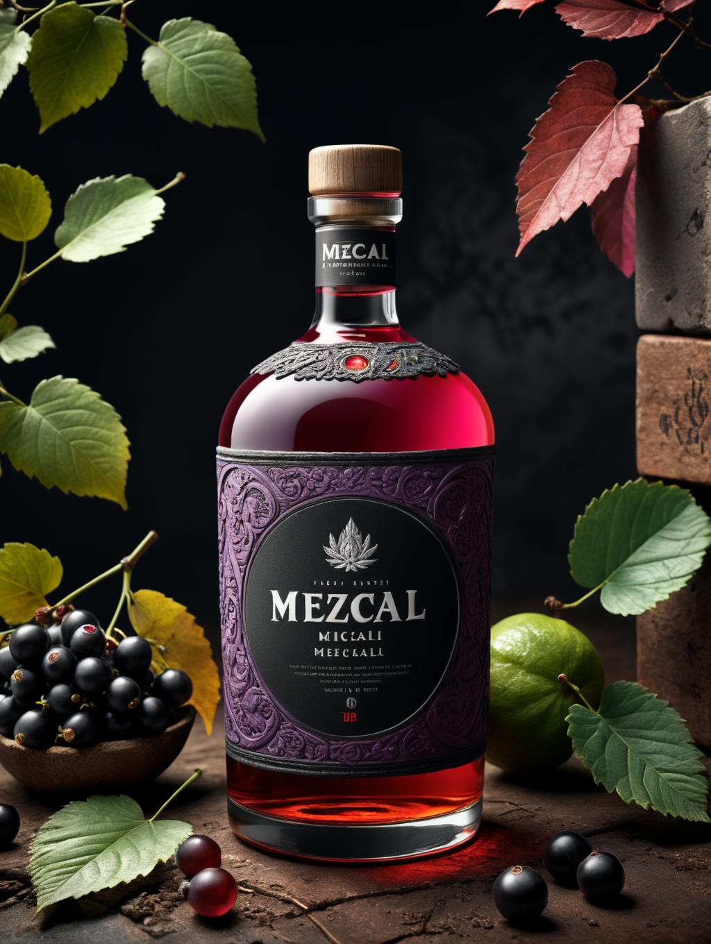 Premium Free ai Images | packaging and branding for mezcal brand as if ...