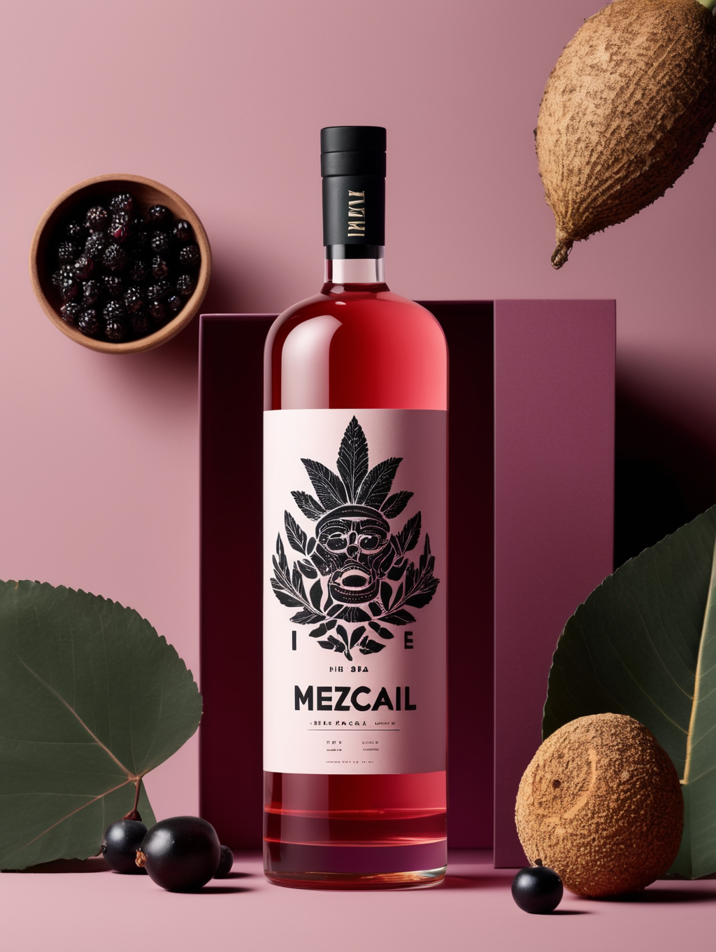 Premium Free ai Images | packaging and branding for mezcal brand as if ...