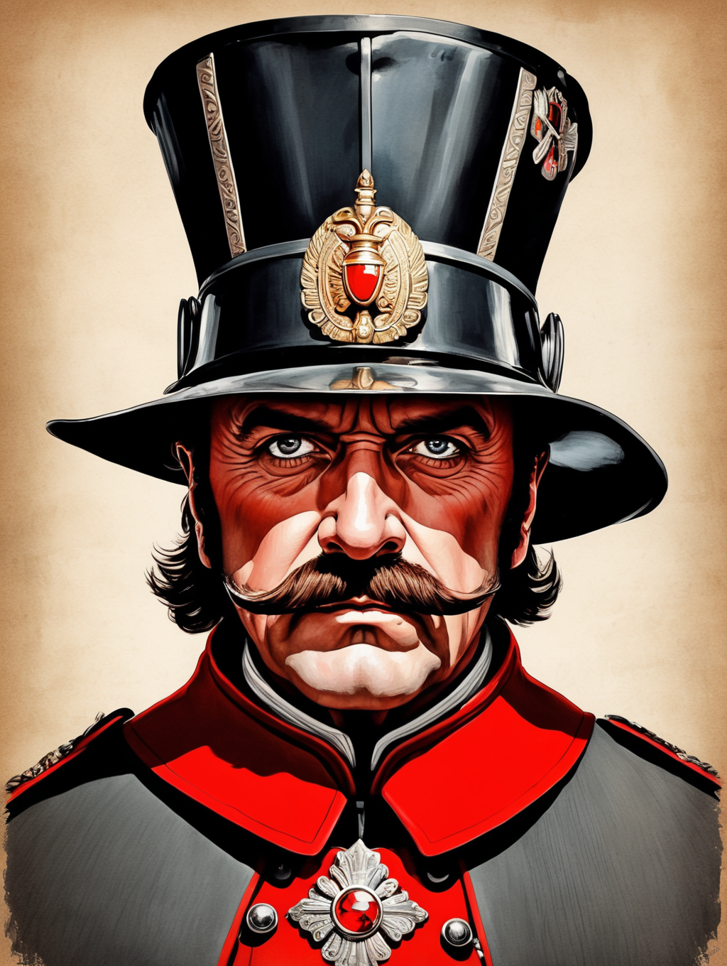 Premium Free ai Images | this artwork of beefeater by george wilson is ...