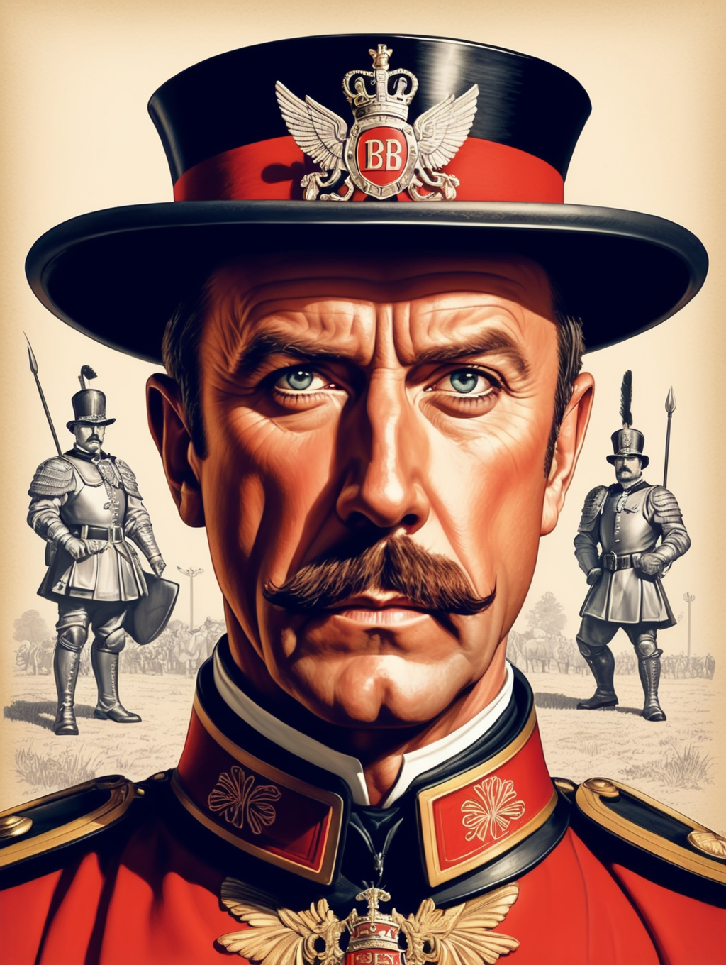Premium Free ai Images | this artwork of beefeater by george wilson is ...
