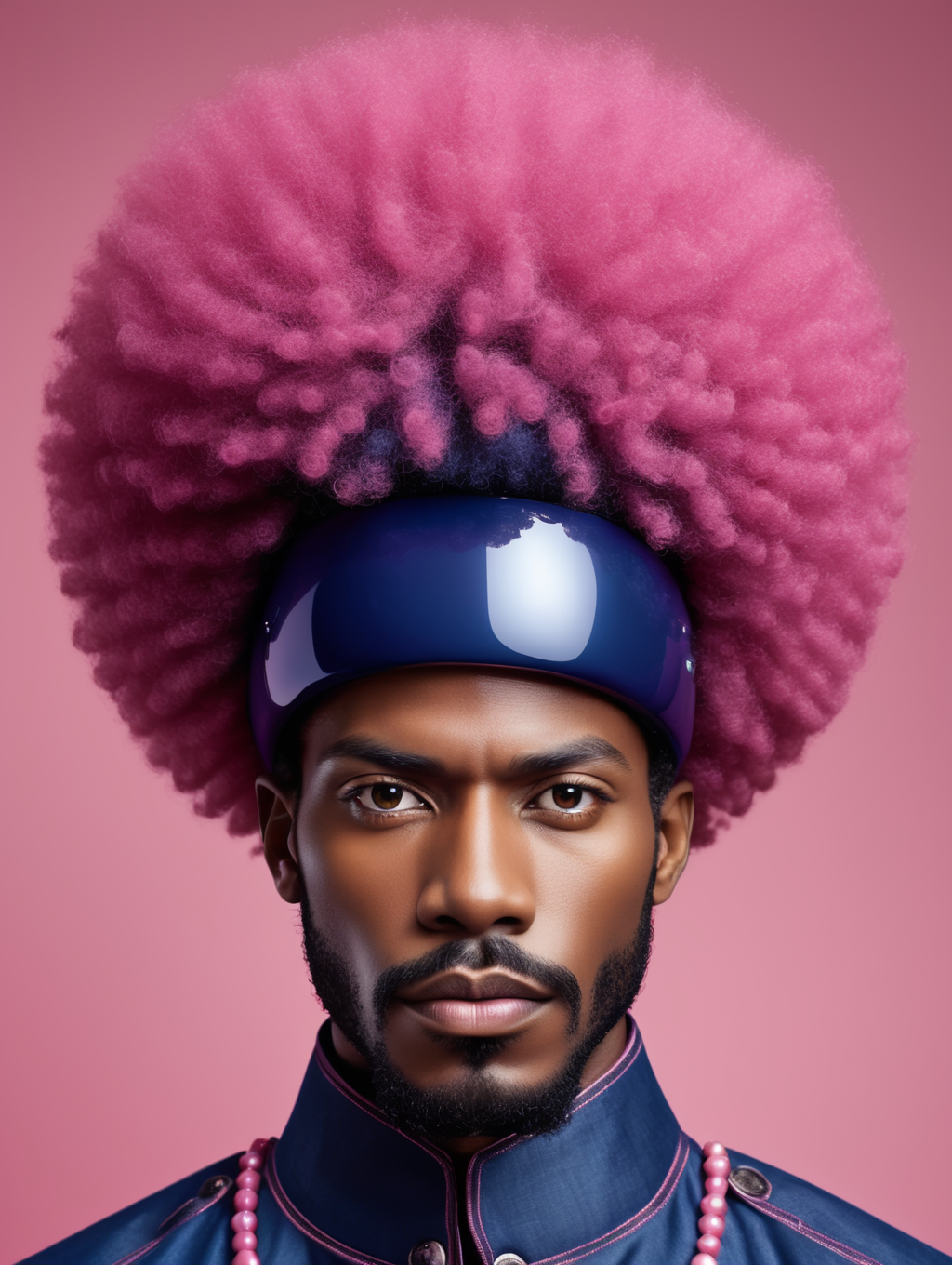 Premium Free ai Images | afro ebony man avant garde simplygo photoshoot ...