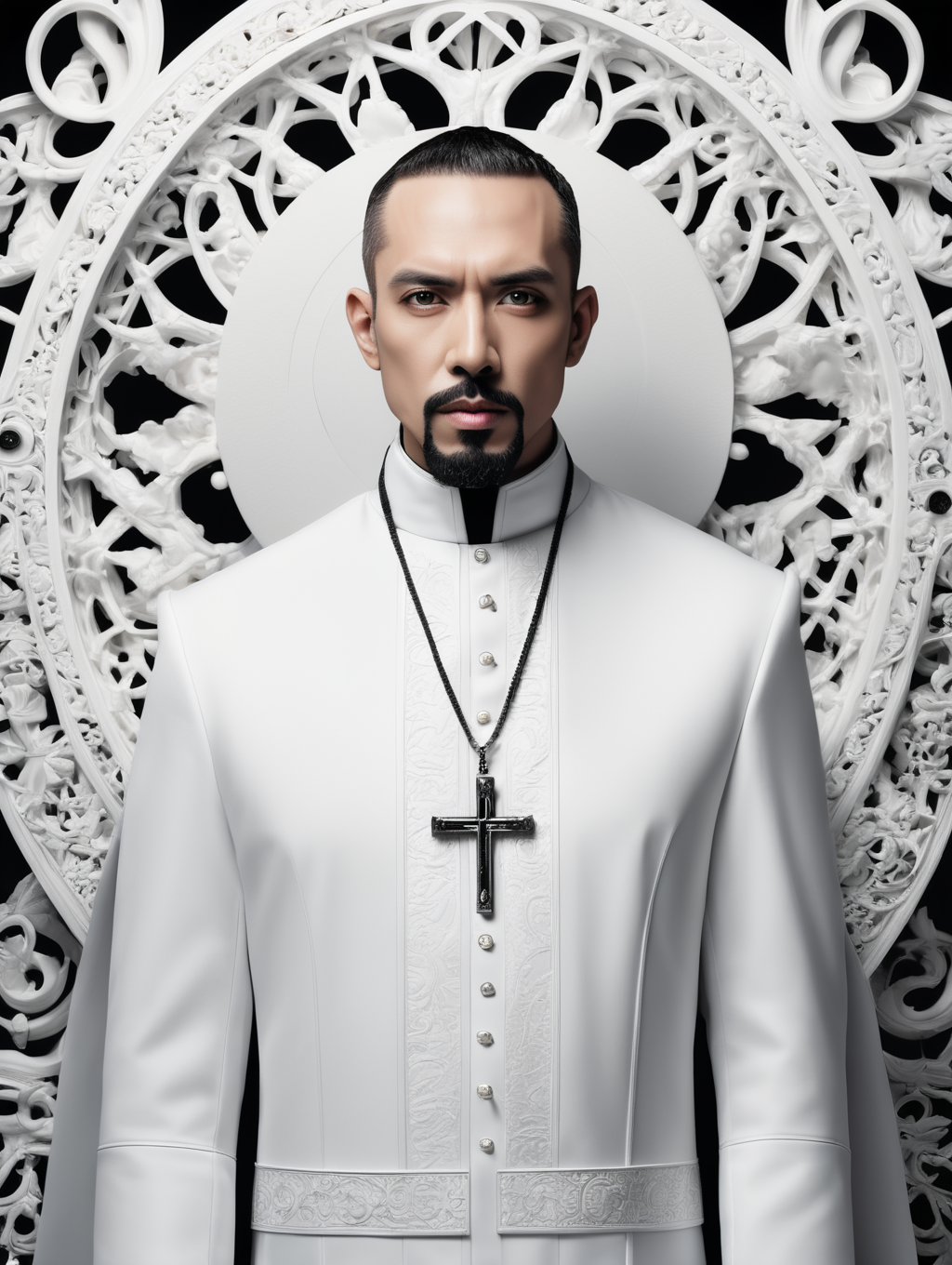 Premium Free ai Images | priest avant garde simplygo photoshoot spread ...