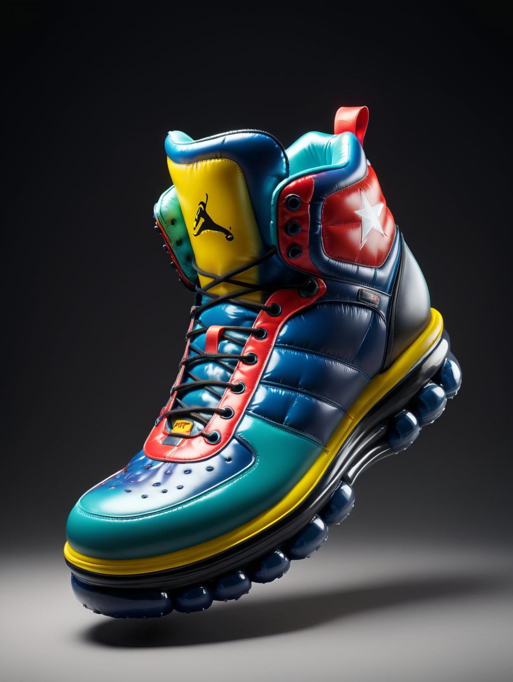 Premium Free ai Images | inflatable shoes minimalism modern design ...
