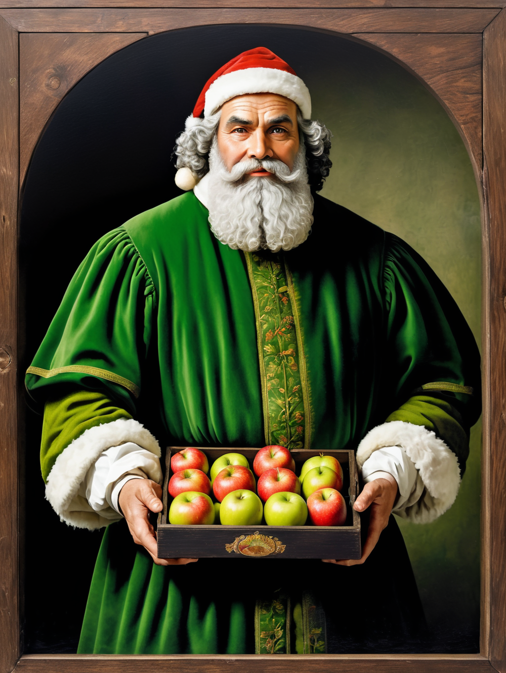 Premium Free ai Images | portrait of an italian santa claus in th ...