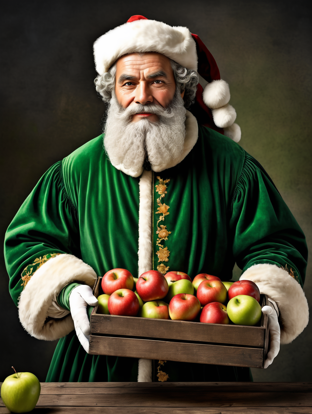 Premium Free ai Images | portrait of an italian santa claus in th ...