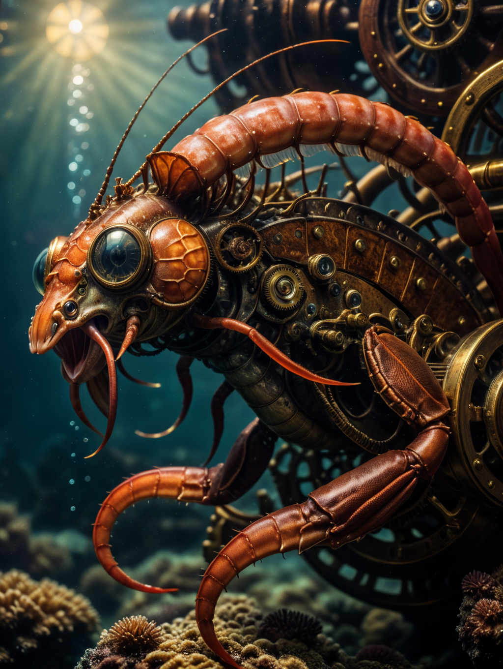 Premium Free ai Images | image beautiful steampunk unique artwork ...