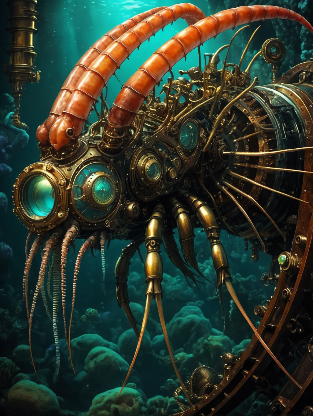 Premium Free ai Images | image beautiful steampunk unique artwork ...