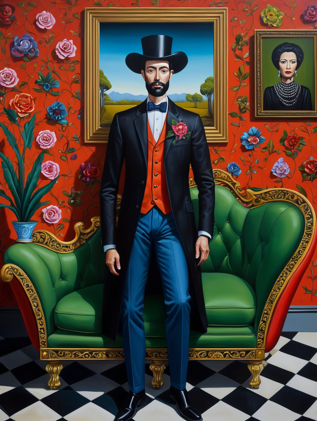 Premium Free ai Images | the man who took debt to death style of ...