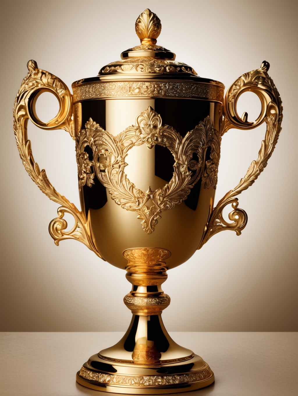 Premium Free ai Images | golden grail cup on the cover of vogue