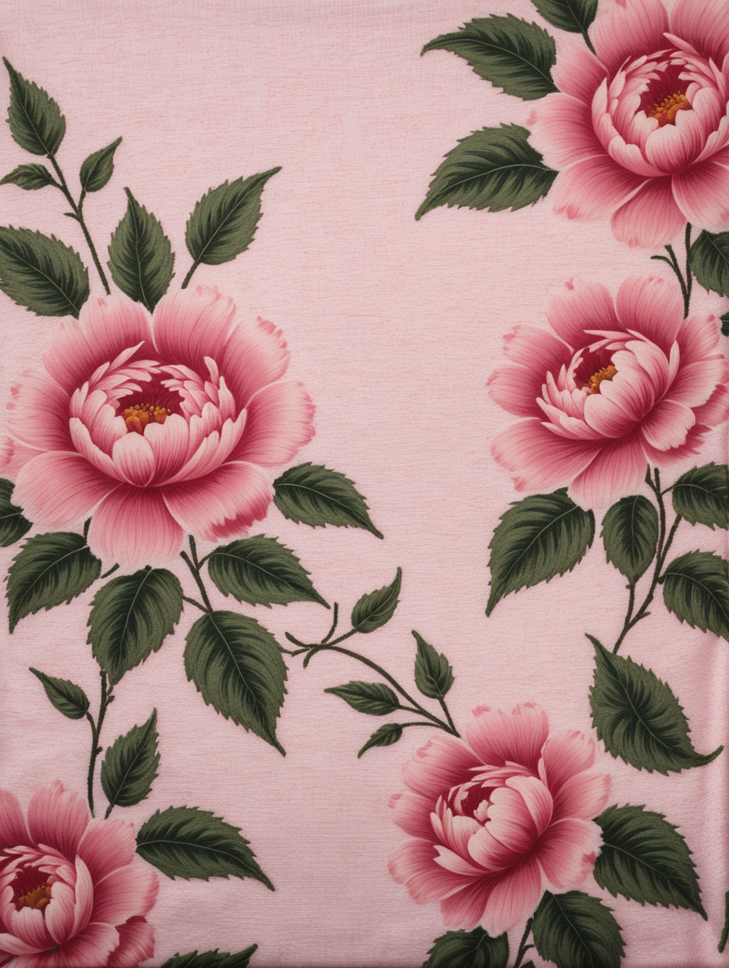 Premium Free ai Images | create sherpa fabric texture with floral ...