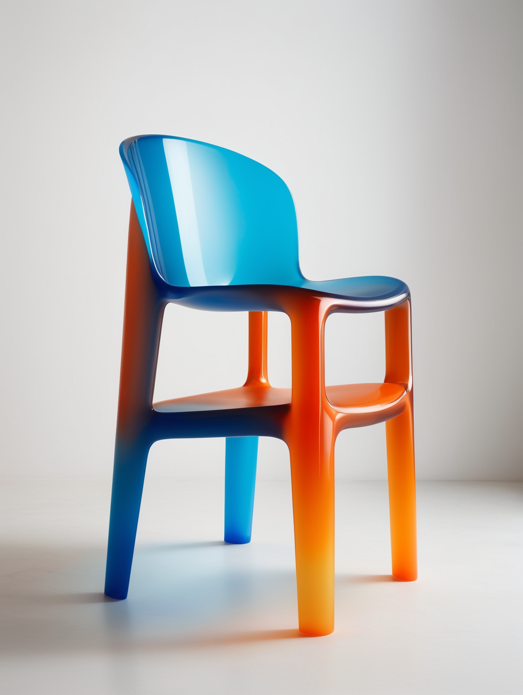 Premium Free ai Images | una silla minimalista contemporanea de ...