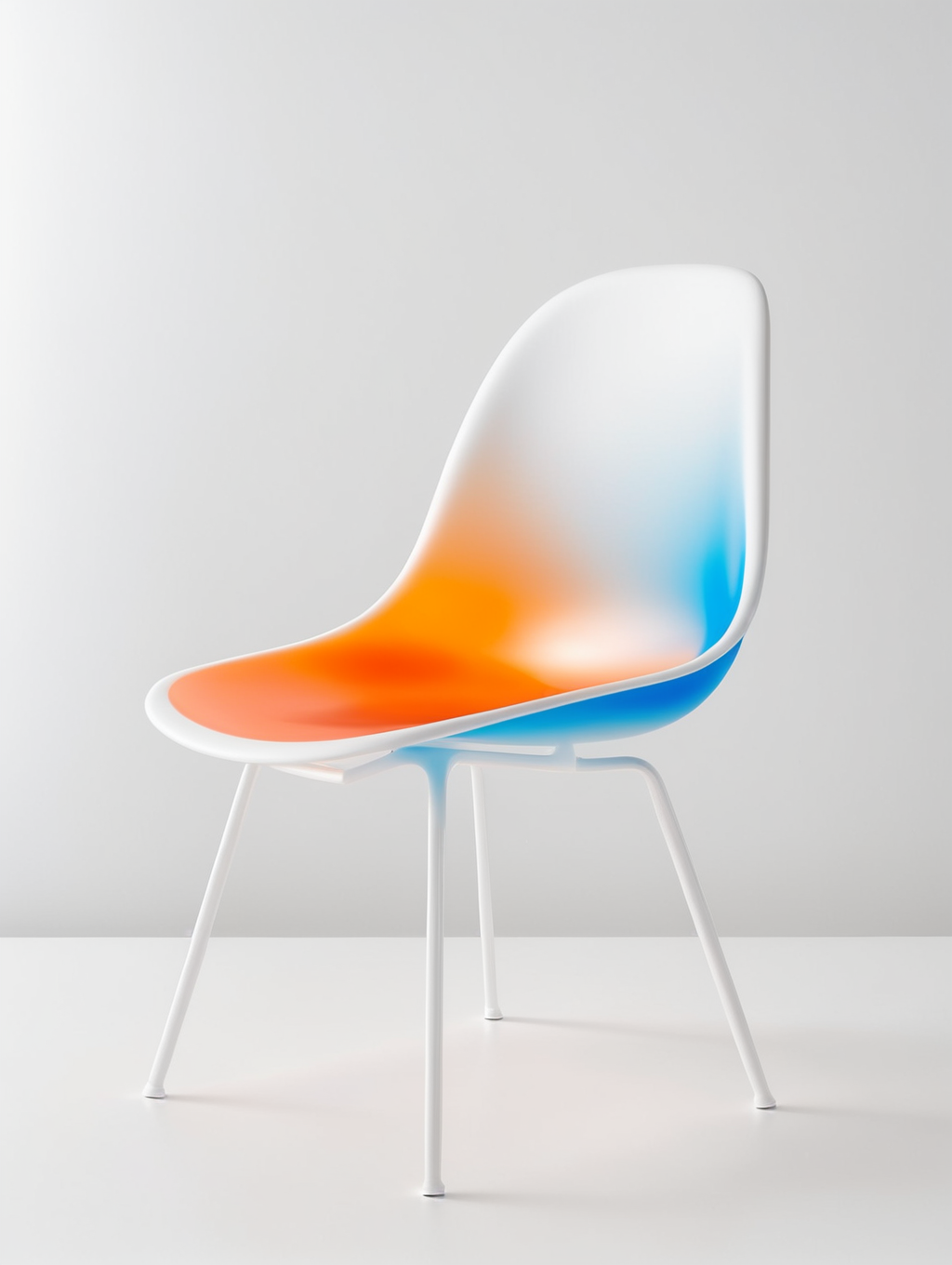 Premium Free ai Images | una silla minimalista contemporanea de ...