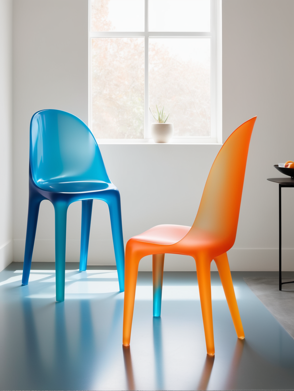 Premium Free ai Images | una silla minimalista contemporanea de ...