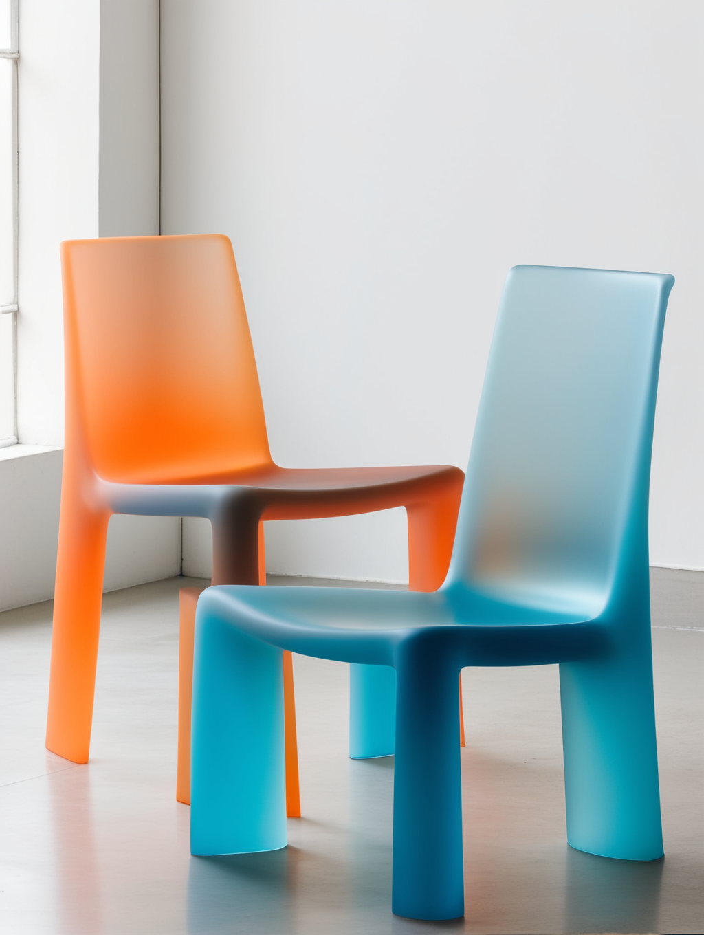 Premium Free ai Images | una silla minimalista contemporanea de ...