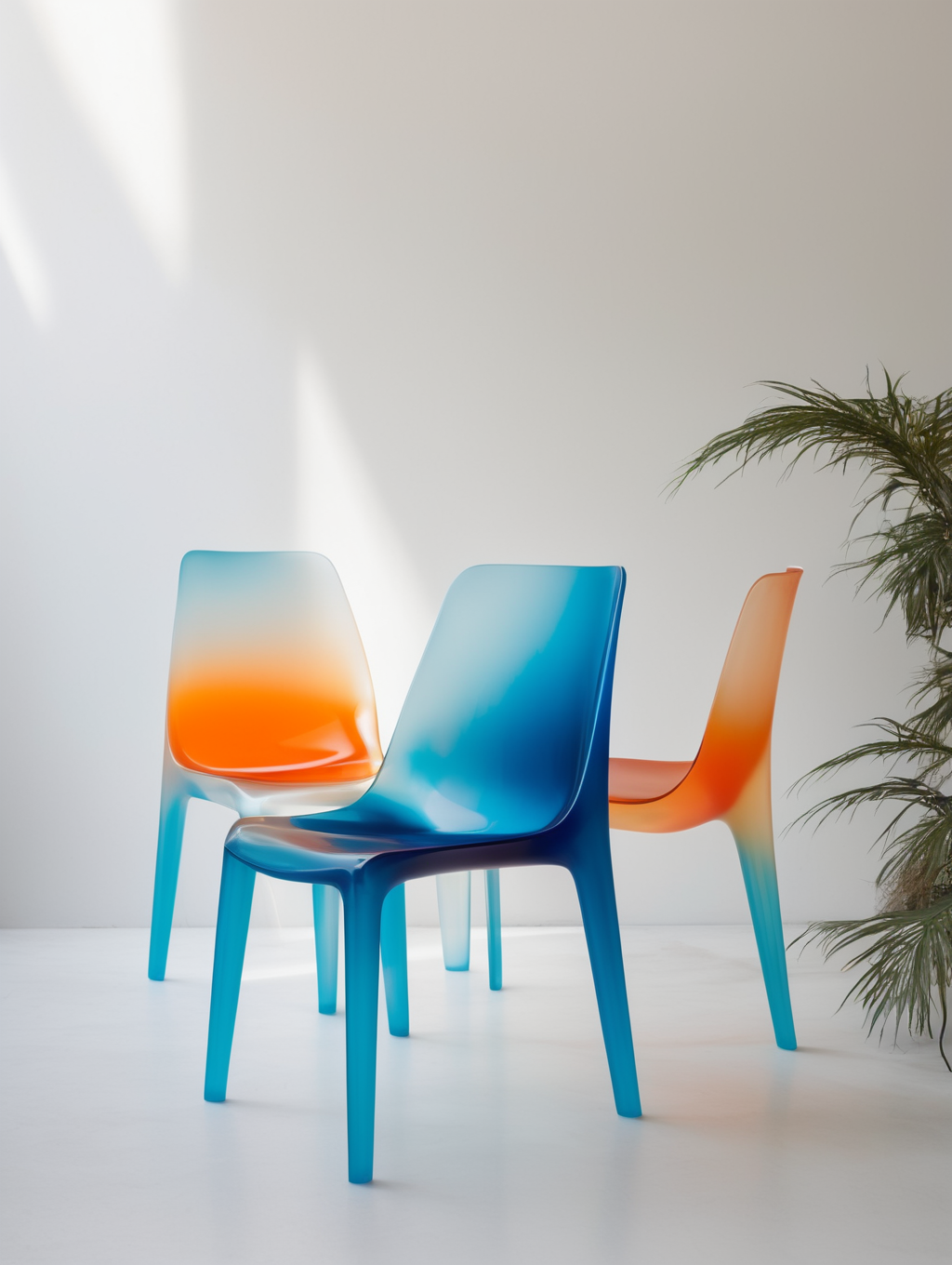 Premium Free ai Images | una silla minimalista contemporanea de ...