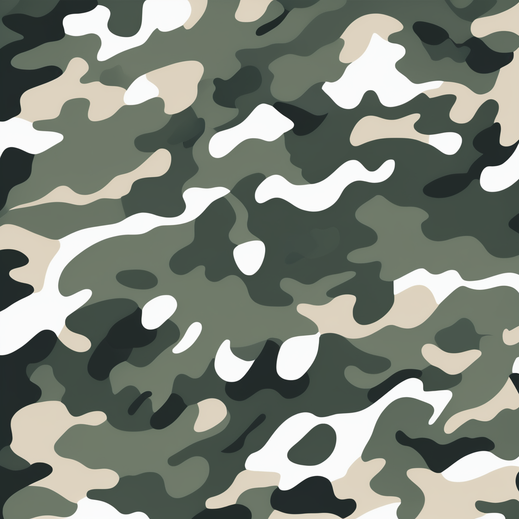 Premium Free ai Images | camouflage pattern military vector art modern