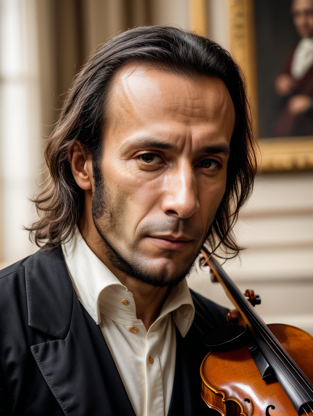 Premium Free ai Images | photo portrait niccolo paganini paganini in ...