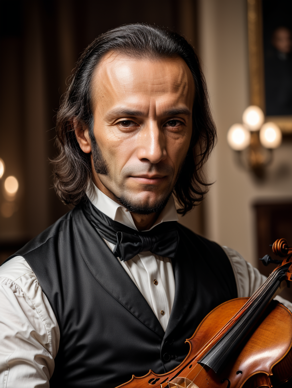 Premium Free ai Images | photo portrait niccolo paganini paganini in ...