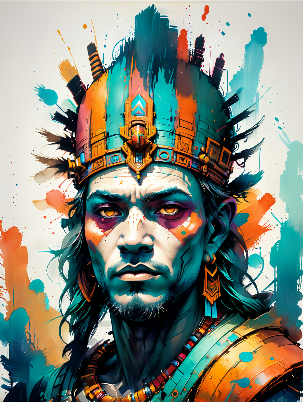 Premium Free ai Images | aztec king