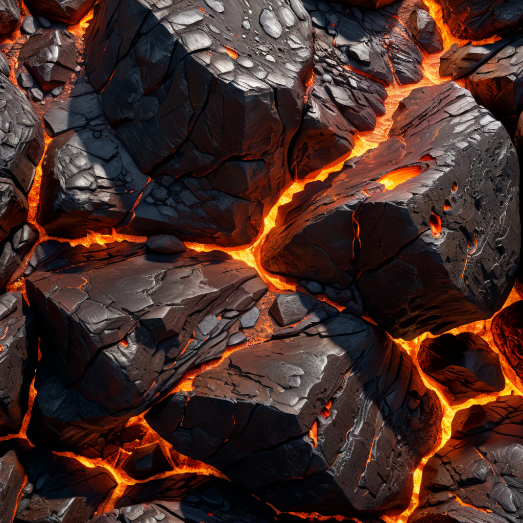 Premium Free ai Images | rendered magma rock texture dark