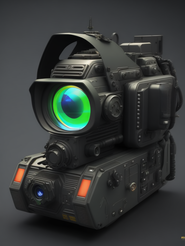 Premium Free ai Images | night vision device military device hard ...
