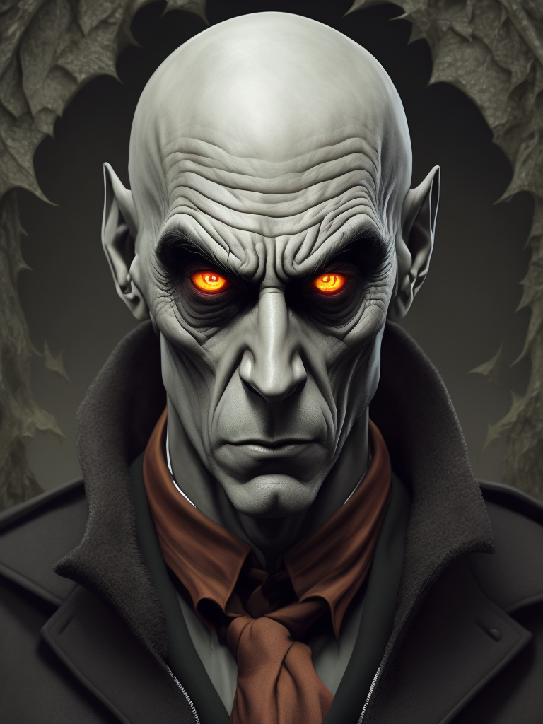 Premium Free ai Images | nosferatu vampire the masquerade hideous ...