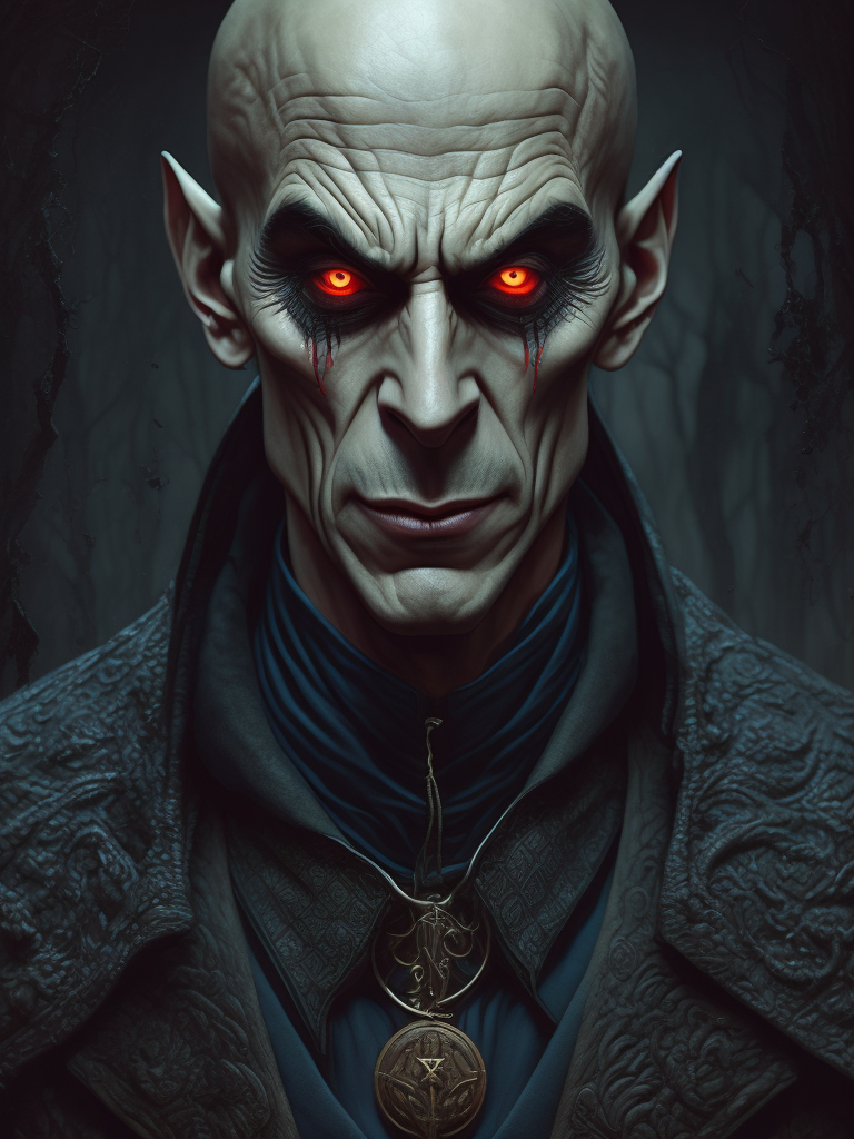 Premium Free ai Images | nosferatu vampire the masquerade hideous ...