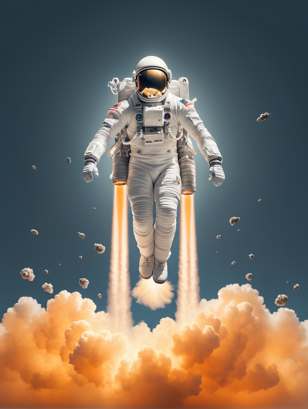 Premium Free ai Images | astronaut with jetpack