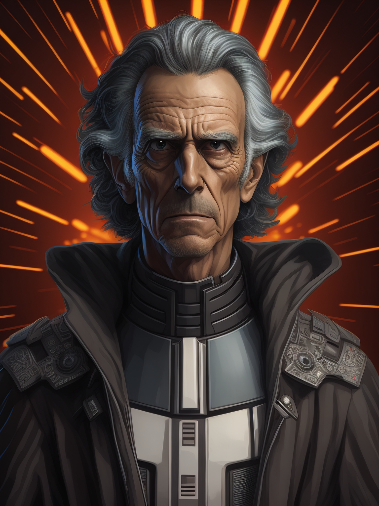 Premium Free ai Images | dibujo de rick sanchez al estilo de rick and ...