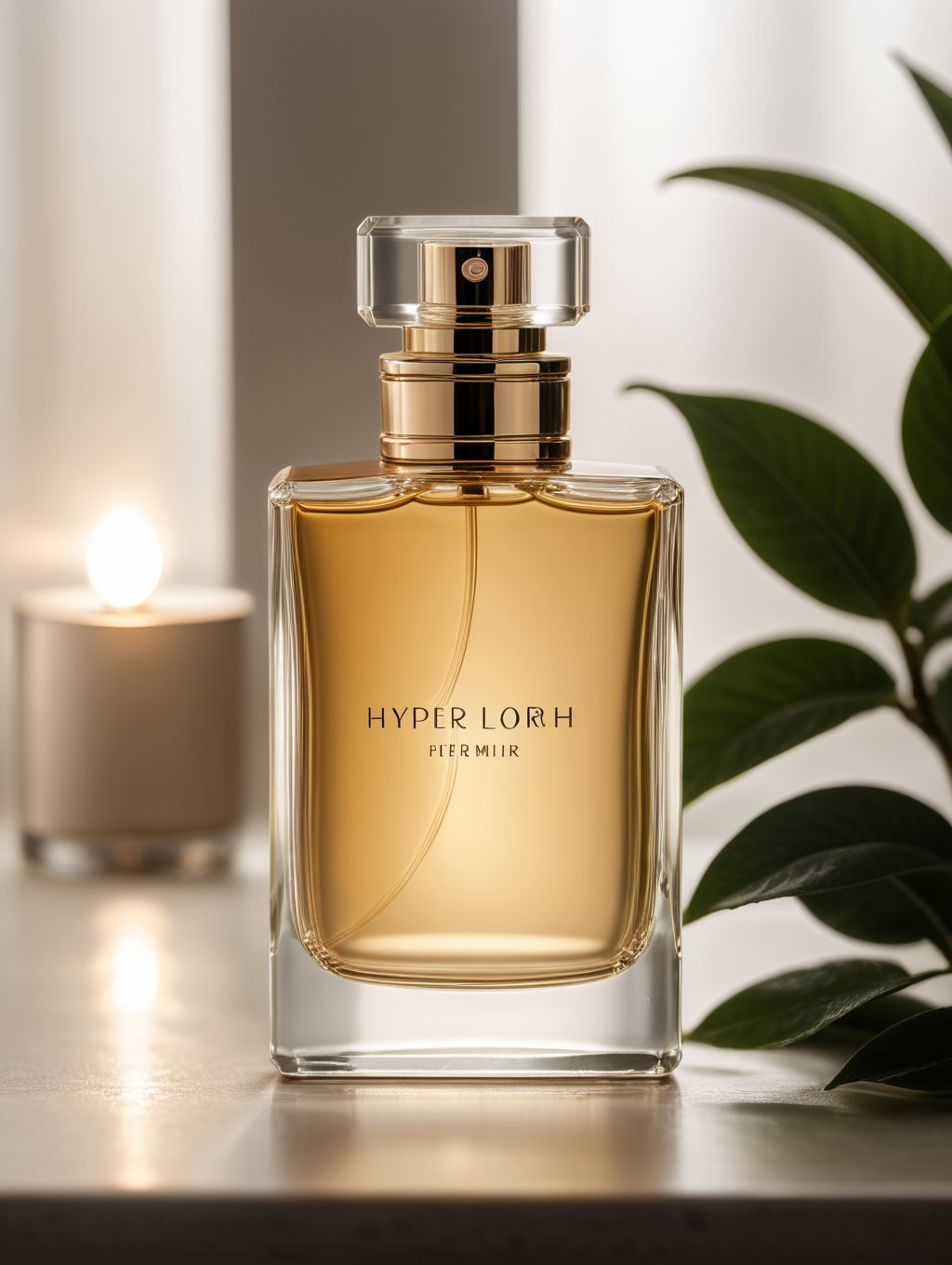 Premium Free ai Images | minimalist perfume bottle