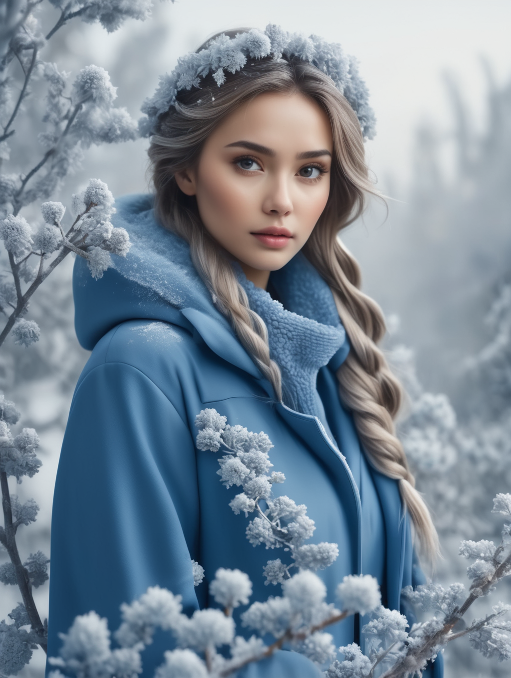 Premium Free ai Images | realistic real winter background beautiful ...