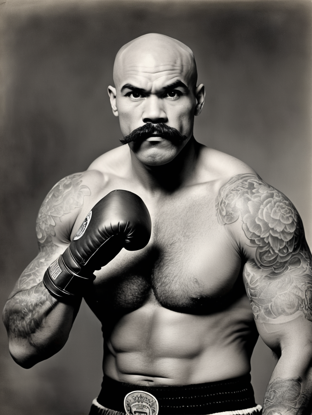 Premium Free ai Images | vintage black and white photo of large ...