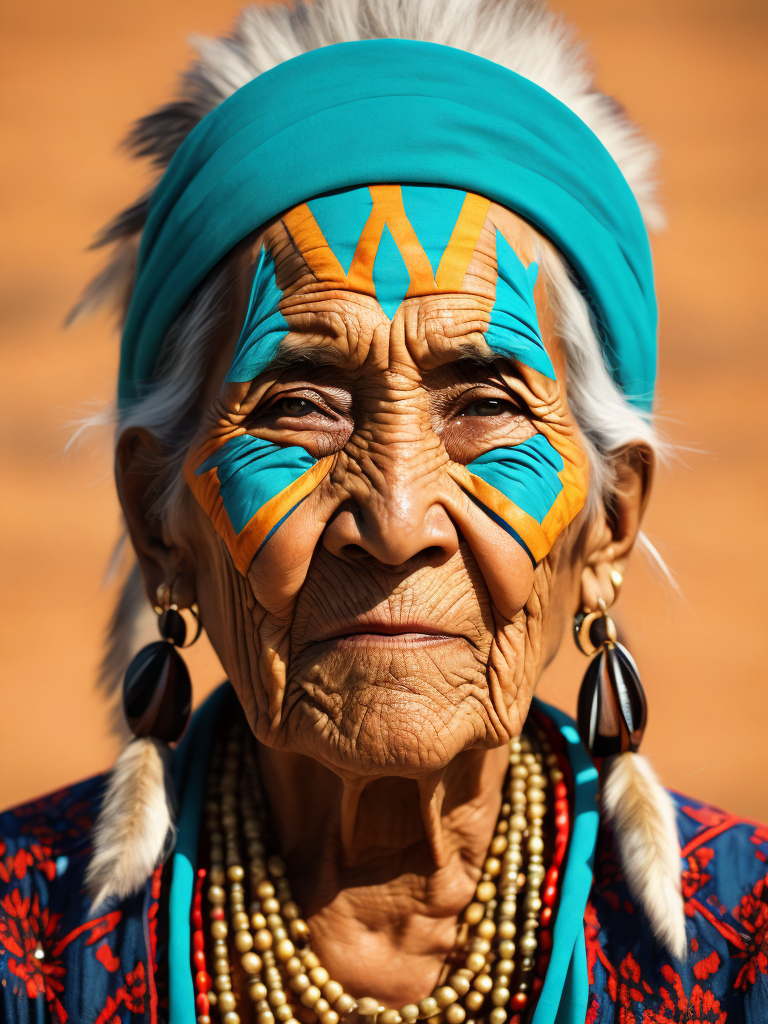 Lumenor AI Image Generation - native american old woman years old in ...