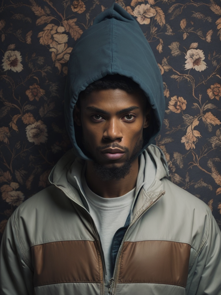 Premium Free ai Images | famous black rapper displayed in illustration ...