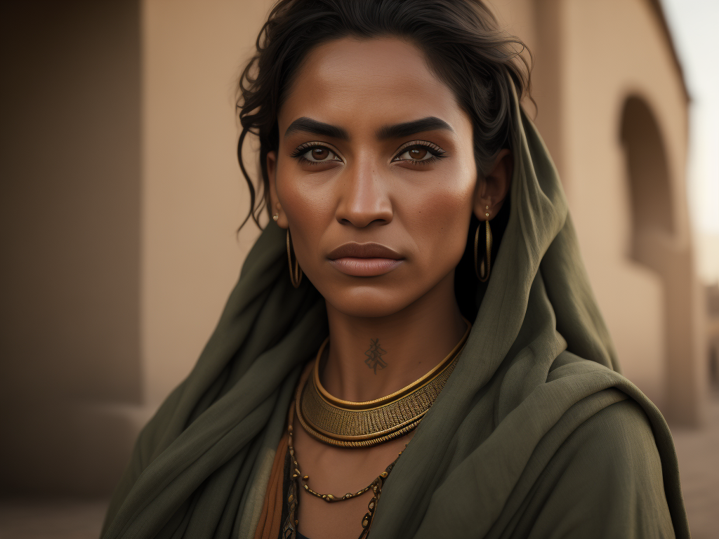 Premium Free ai Images | photorealistic image of an berber woman from ...