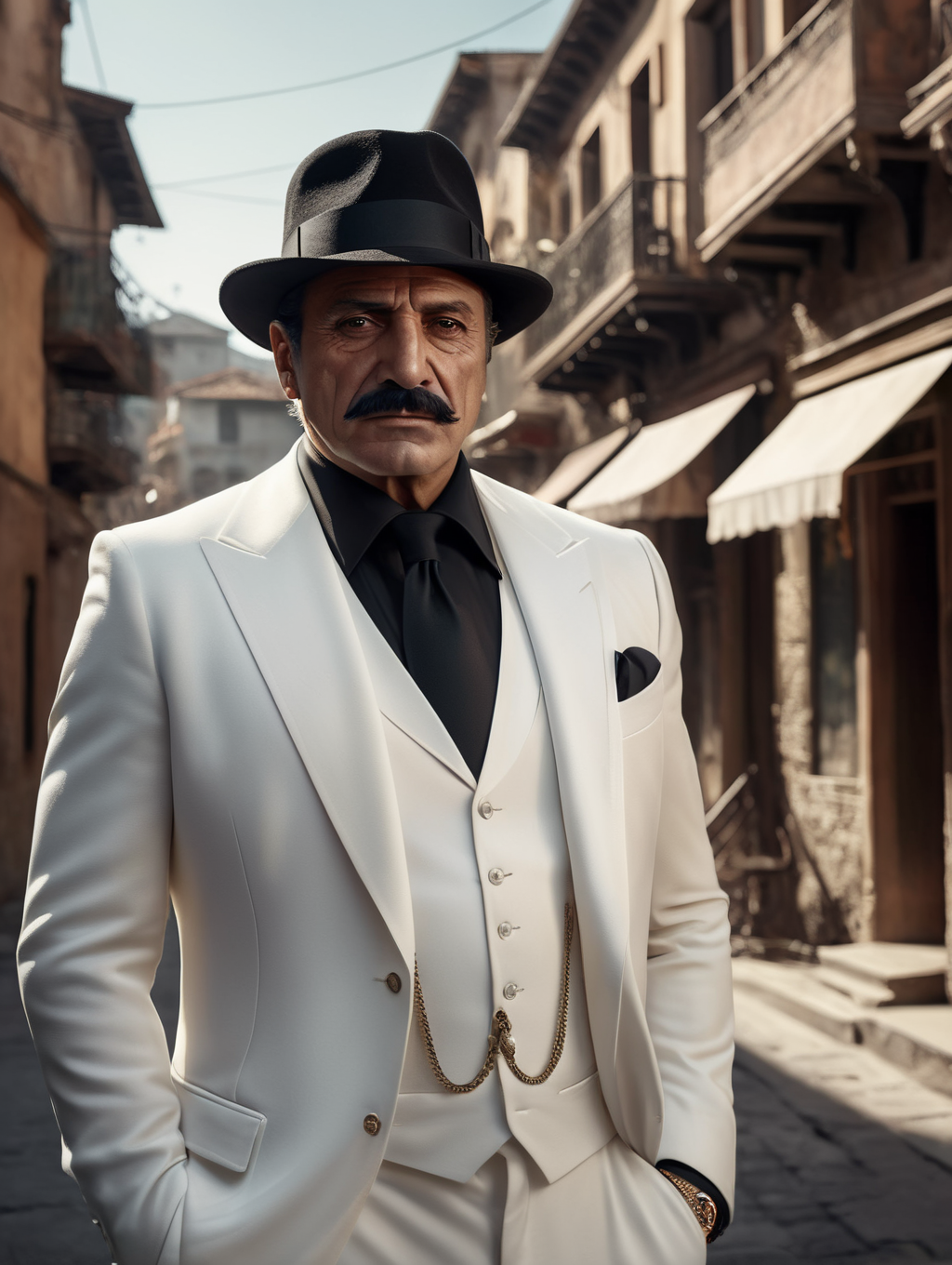 Premium Free ai Images | portrait of an italian mafioso from the in ...