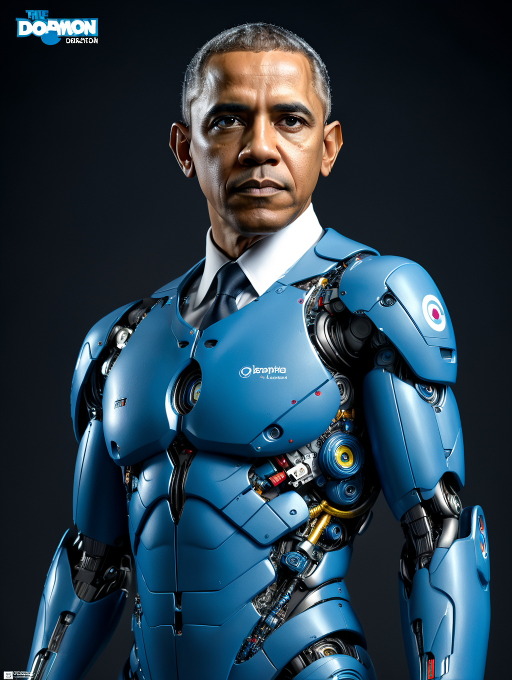 Premium Free ai Images | barack obama whole body and head painted with ...