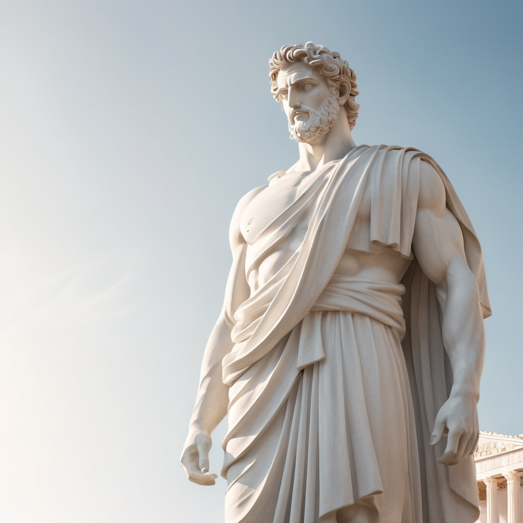 Premium Free ai Images | graiku dievo viso ugio statula zvilgsnis ...