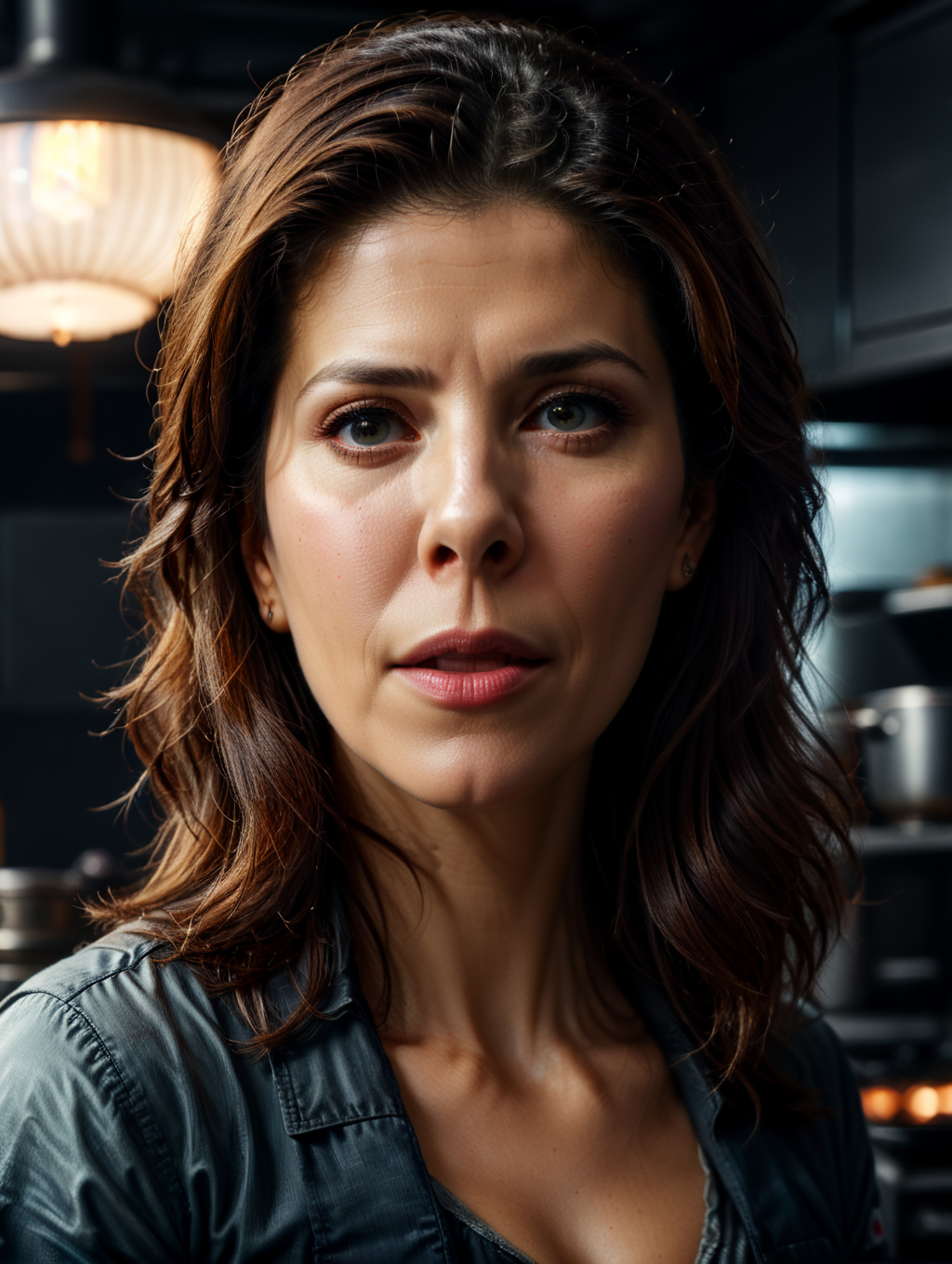 Premium Free ai Images | marisa tomei with loving expression cooking ...