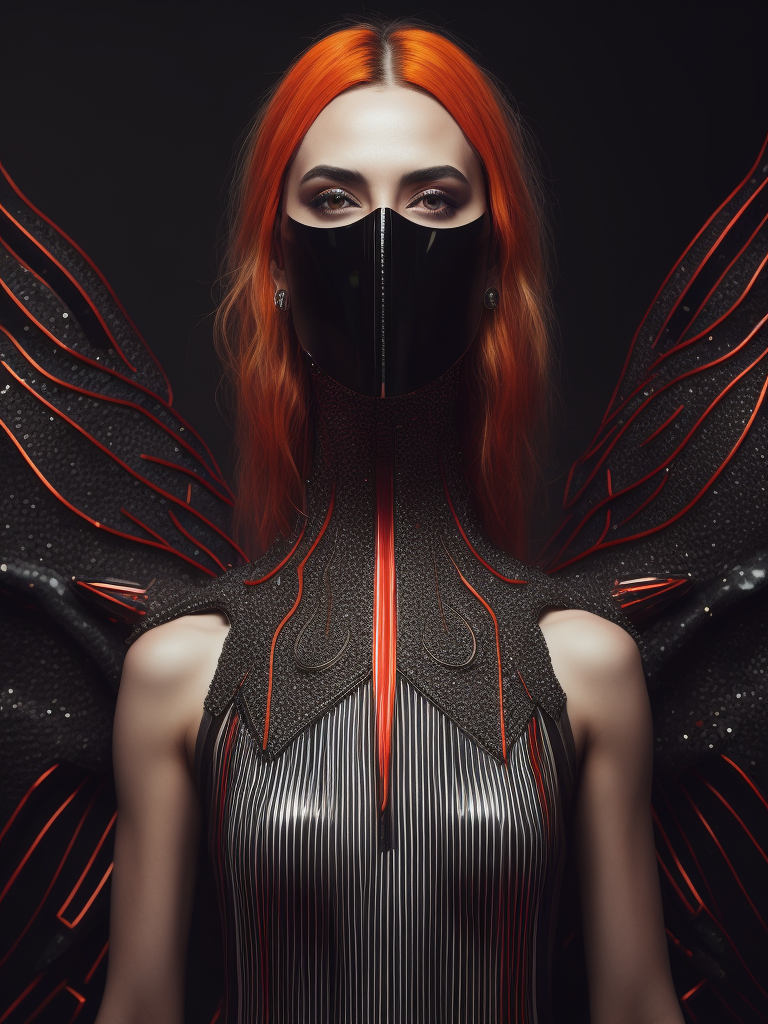 Premium Free ai Images | contemporary humanoid woman alien with cyber ...