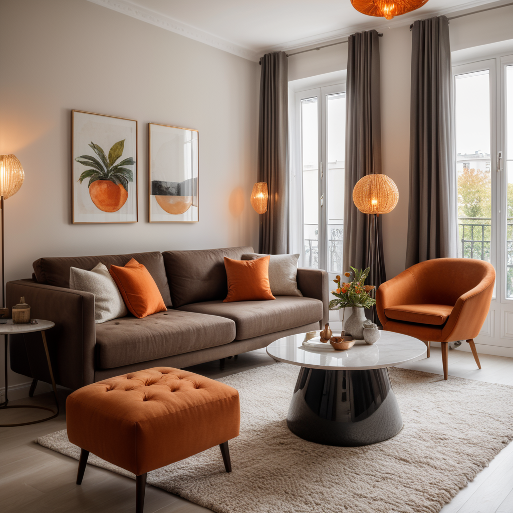 Premium Free ai Images | atumn homestyling modern french apartment with ...