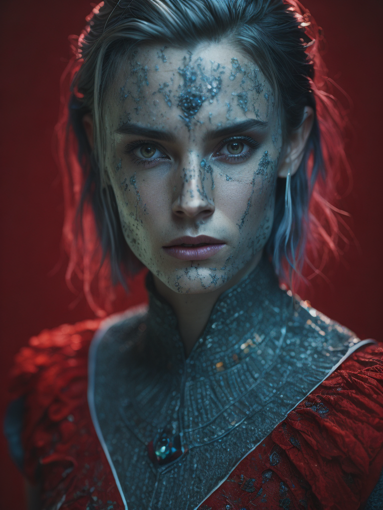 Premium Free ai Images | royal silver ring with ruby fantasy style ...