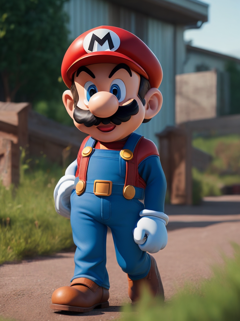 Premium Free ai Images | super mario creative and kind hearted person ...