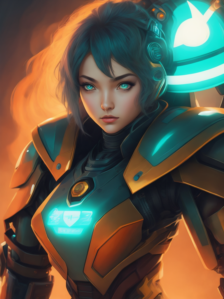 Premium Free ai Images | electronik robot and ofice unreal engine cozy ...