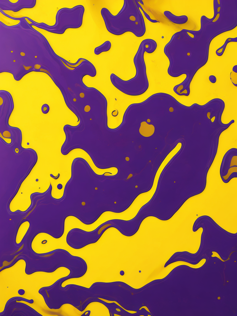 Premium Free ai Images | two paint mixing texture purple and yellow ...