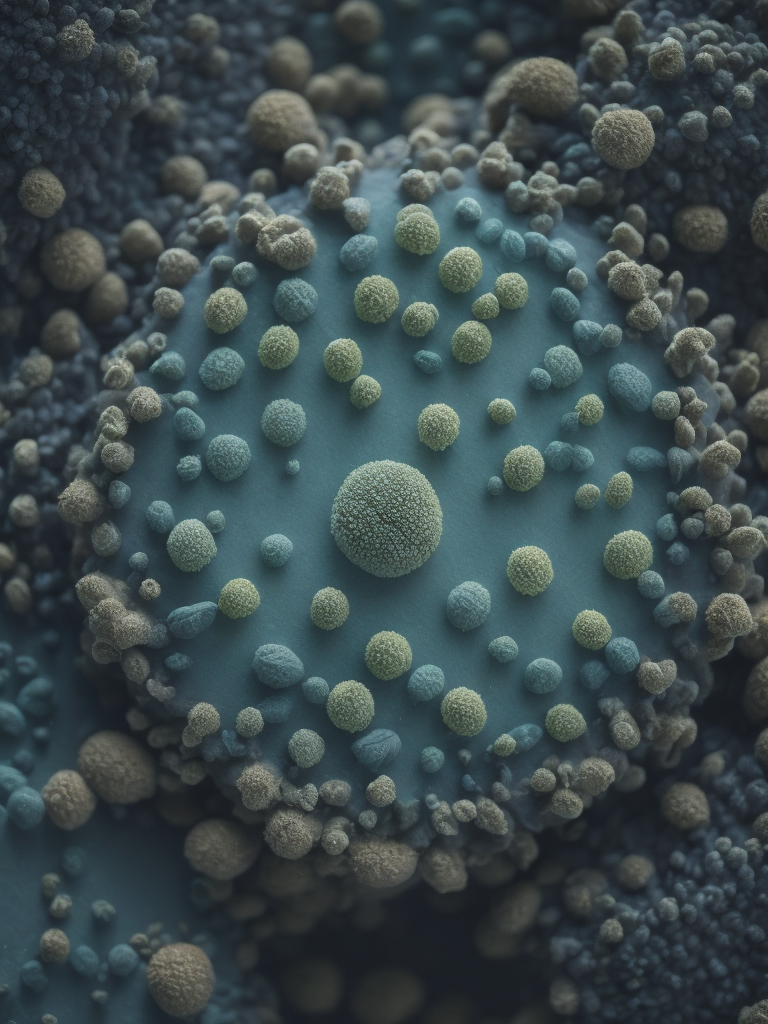 Premium Free ai Images | bacteria texture pattern background top view ...